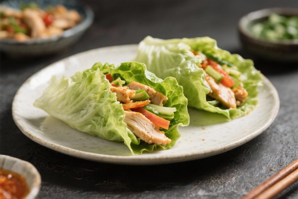 High Protein Low Calorie Asian Chicken Lettuce Wraps – Fresh, Fast, and ...